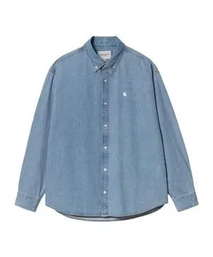 Carhartt Work In Progress Button-up Denim Shirt - Blue