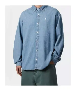 Carhartt Work In Progress Button-up Denim Shirt