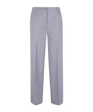 SEMICOUTURE Shelby Pleated Trousers - Gray