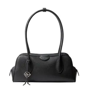 Calvin Klein Emblem Logo Pebble Shoulder Bag