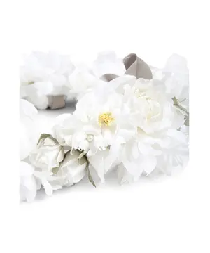 Monnalisa Floral-appliqué Headband