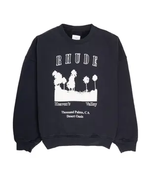Rhude Long-sleeved Sweatshirt - Black