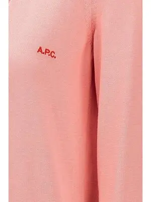A.p.c. Logo Detailed V-neck Cardigan