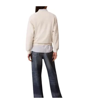 Calvin Klein Cotton Terry Monogram Sweatshirt