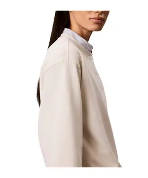 Calvin Klein Cotton Terry Monogram Sweatshirt