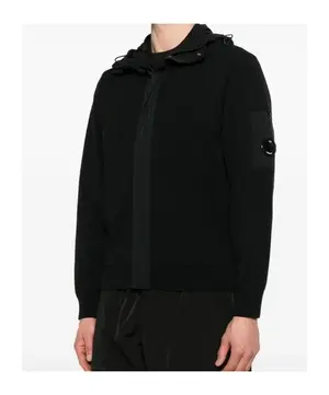 C.P. COMPANY Press Stud Detail Hoodie
