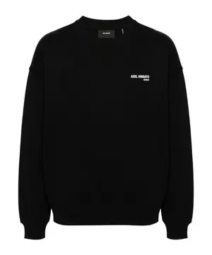 Axel Arigato Logo Crew Neck Sweater - Black