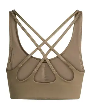 Adidas By Stella McCartney Asmc Jersey Sports Bra - Brown Moss