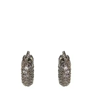 JIL SANDER Embellished Hoop Earrings