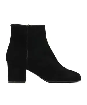 VIA ROMA 15 Round-toe Ankle Boots - Black