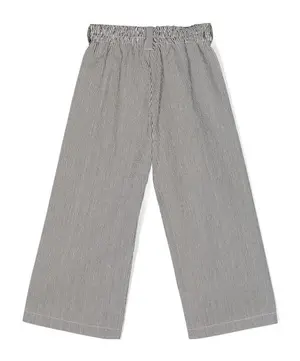 Monnalisa Striped Wide-leg Trousers