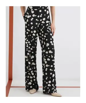 Marella Printed Satin Trousers