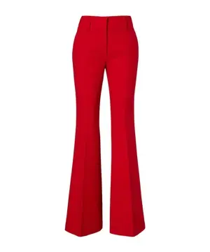 Gabriela Hearst Casual Trousers With Belt Loops - Red