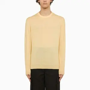 DRUMOHR Long-sleeved Round Neck Sweater - Yellow