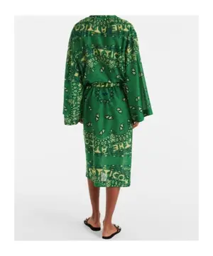 Attico Bandana Cotton Muslin Kaftan