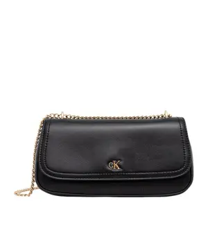 Calvin Klein Flap Shoulder Bag - Black