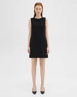 Theory Round-necked Sleeveless Dress