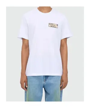 MSGM Patch Detailed Jersey T-shirt