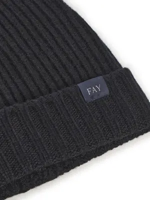 FAY English Rib Beanie Hat