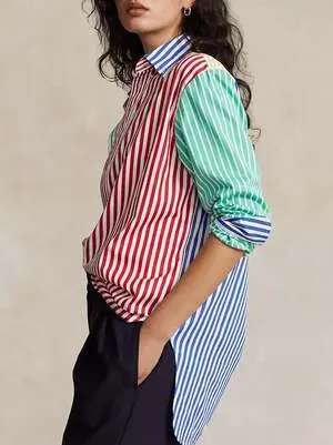 Polo Ralph Lauren Striped Cotton Poplin Shirt