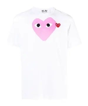 Play Comme Des Garcon Crew-neck T-shirt - No