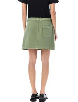 A.p.c. Sarah Denim Mini Skirt