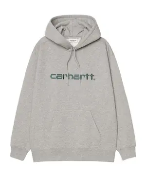 Carhartt Work In Progress Script Logo Hoodie - Gray