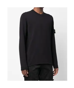 Stone Island Logo Patch Crewneck Jumper