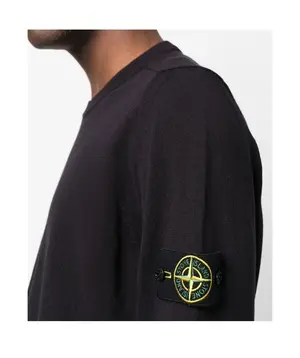 Stone Island Logo Patch Crewneck Jumper