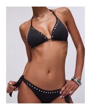 Liu Jo Studded Bikini Top And Bottoms