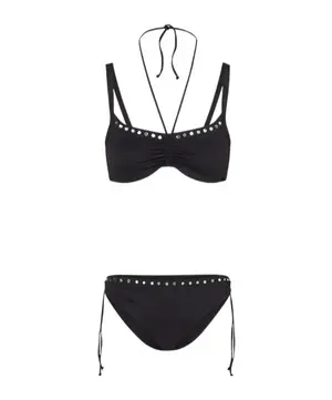 Liu Jo Underwired Bikini Top And Briefs - Black