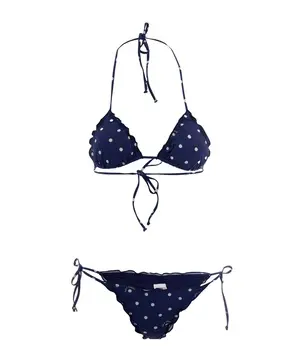 MC2 SAINT BARTH Triangle Bikini Set - Black