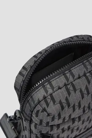 Karl Lagerfeld Zippered Shoulder Bag
