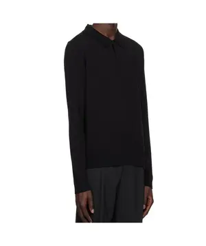 Hugo Boss Lapel Collar Knit Sweater