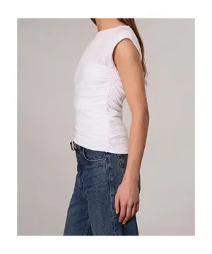 Rag & Bone Sleeveless Ruched T-shirt