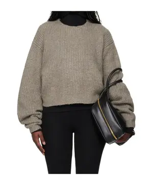Fear Of God Waffle-knit Cropped Sweater