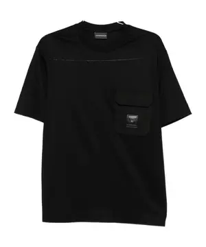 Emporio Armani Pocket-detail T-shirt - Black