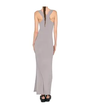 Norma Kamali Racer Long Dress W/ Side Slit