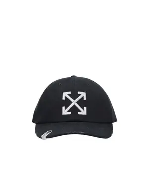 Off-White Logo Baseball Cap - Black
