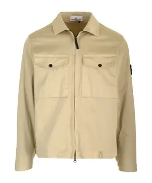 Stone Island Compass-badge Jacket - Sand-colored