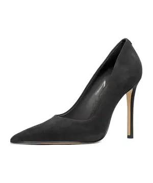 Michael Kors Pointed-toe Suede Heeled Pumps