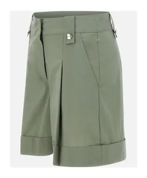 Liu Jo Pleated Turn-up Shorts