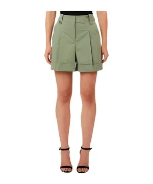 Liu Jo Pleated Turn-up Shorts