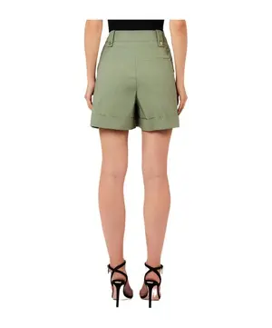 Liu Jo Pleated Turn-up Shorts