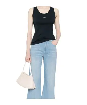 Maison Kitsuné Baby Fox Ribbed Tank Top