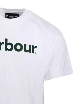Barbour Logo Printed Crewneck T-shirt
