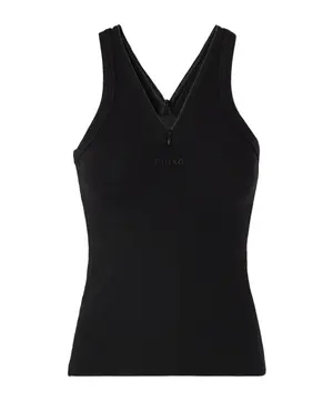 Pinko Curacao Zip Detail Tank Top