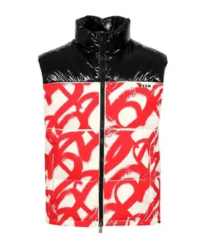 MSGM Sleeveless Vest - Red
