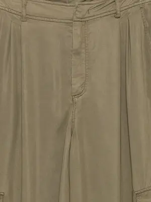 Iceberg Pleated Cargo-pocket Palazzo Pants