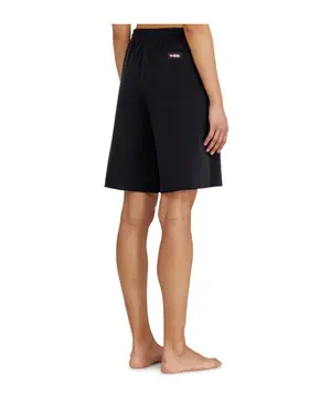 DIESEL® Peached Raw-edge Cotton Shorts